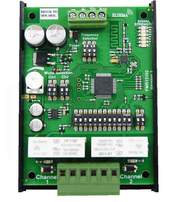 ELSEMA FMR15102 Two Channel MHZ Receiver - AGG Doors