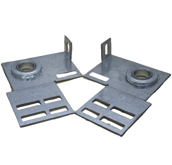Steel-Line Panel Door End Bearing Brackets Pair - AGG Doors